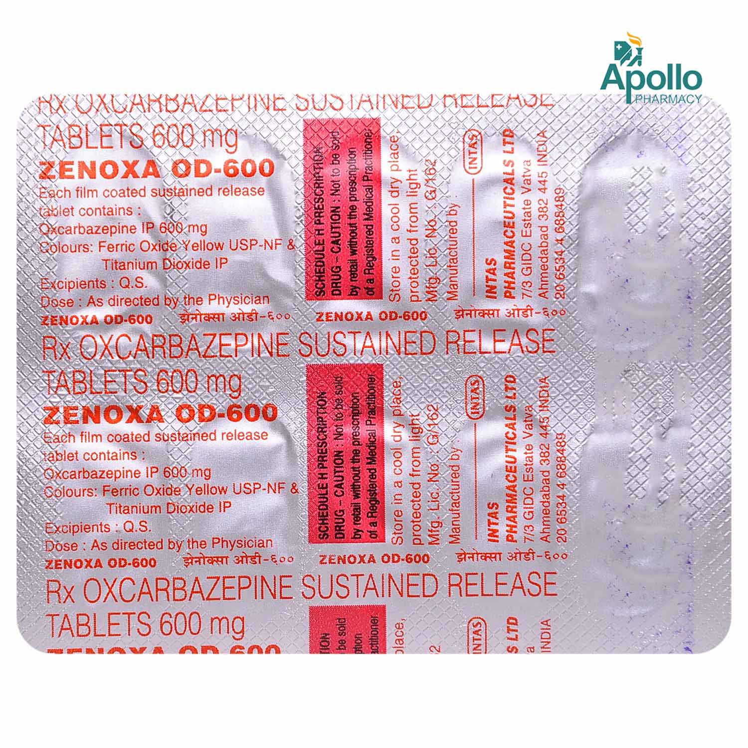 ZENOXA OD 600MG TABLET Price, Uses, Side Effects, Composition - Apollo ...