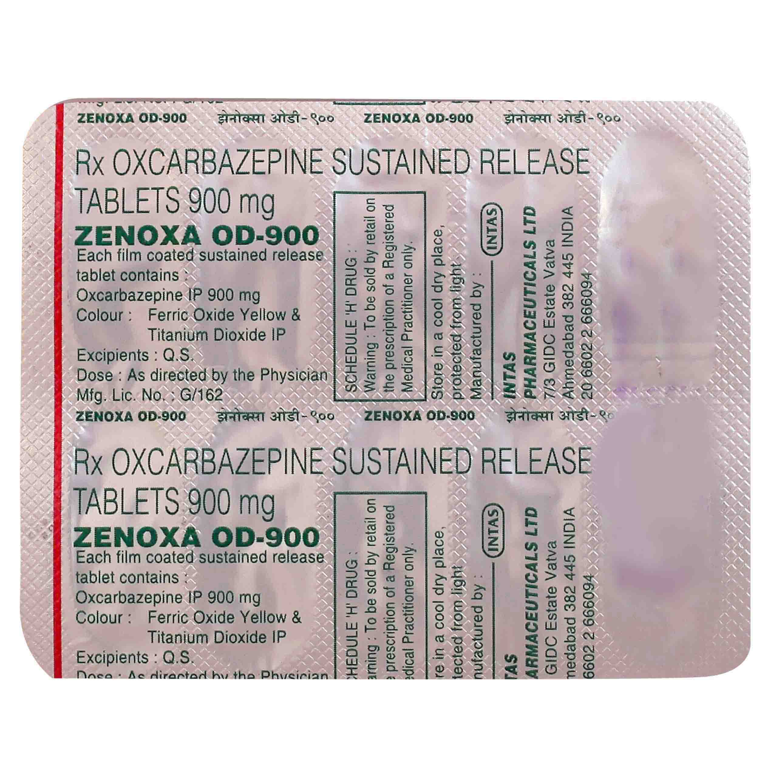 Zenoxa OD 900 Tablet 10's Price, Uses, Side Effects, Composition ...