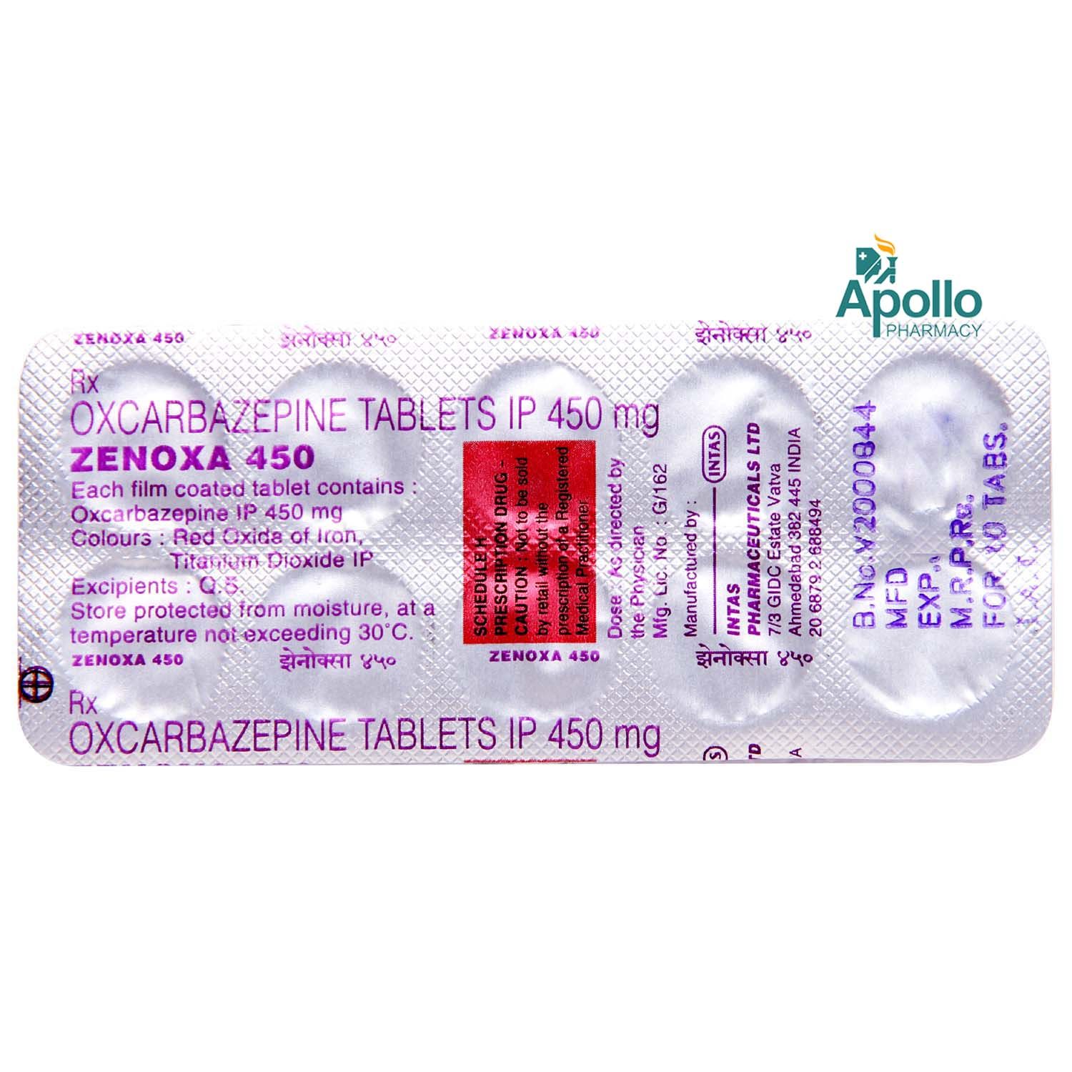 Zenoxa 450 Tablet 10's Price, Uses, Side Effects, Composition - Apollo ...