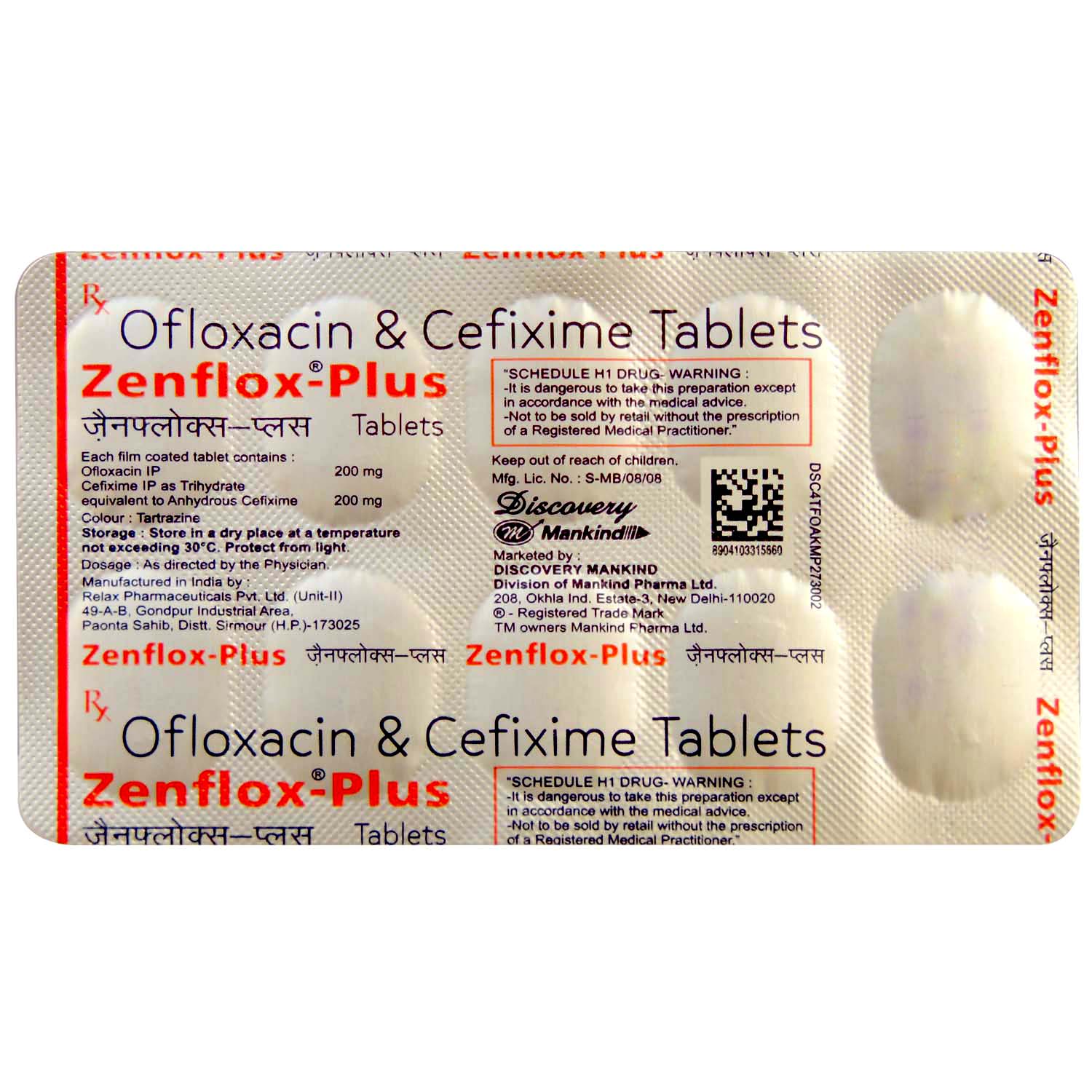 Zenflox-Plus Tablet 10's Price, Uses, Side Effects, Composition ...