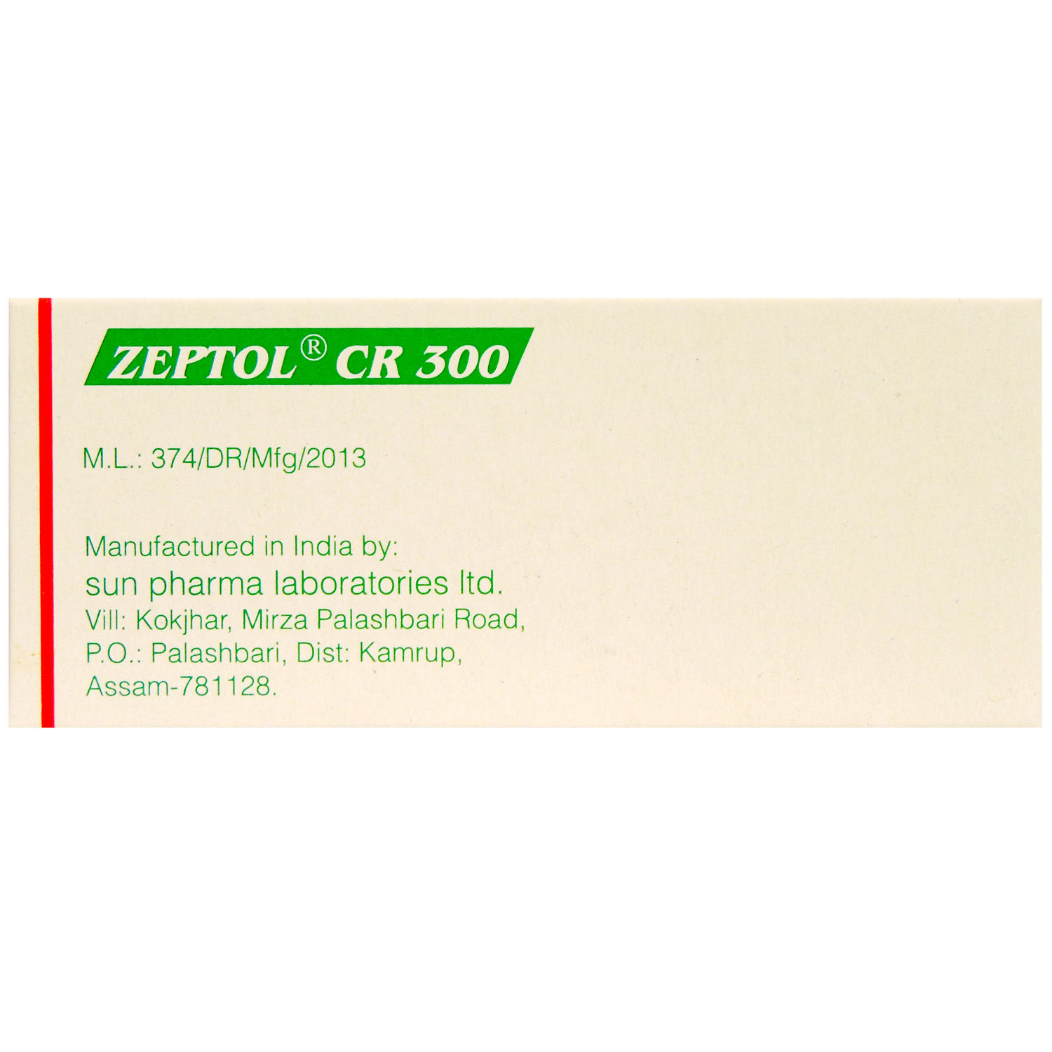 Zeptol CR 300 Tablet 10's Price, Uses, Side Effects, Composition ...