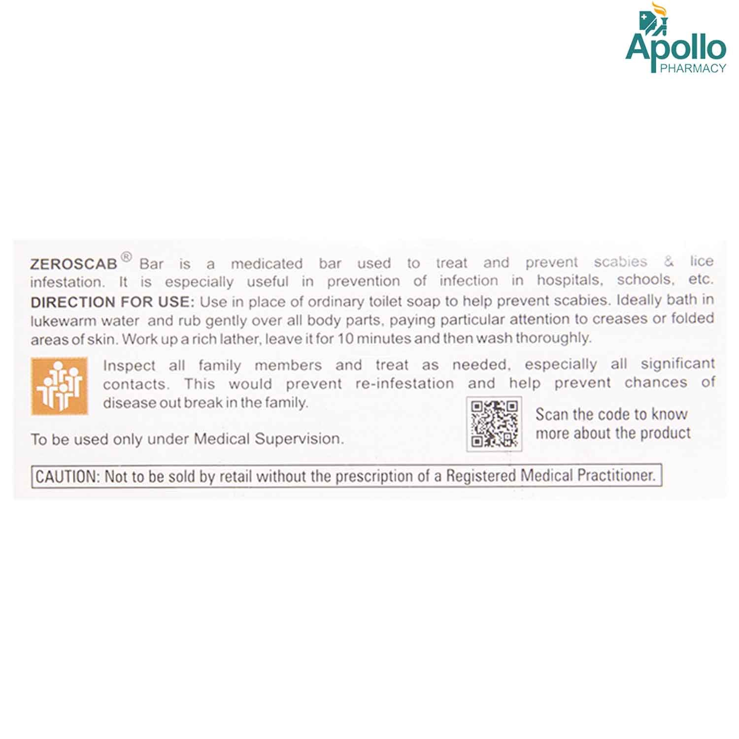 Zeroscab Bar 100 gm Price, Uses, Side Effects, Composition - Apollo ...