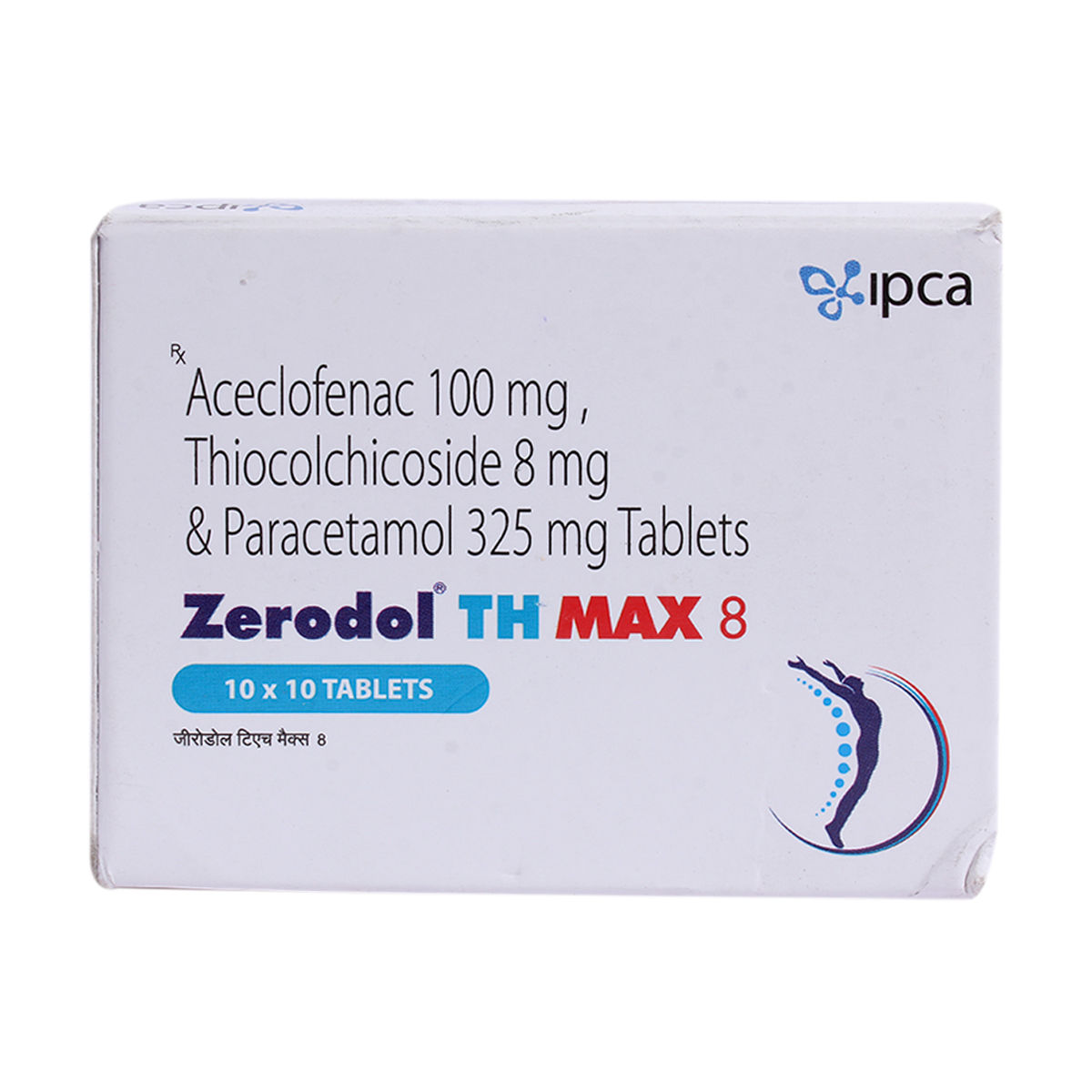 Zerodol TH Max 8 Tablet 10's Price, Uses, Side Effects, Composition ...