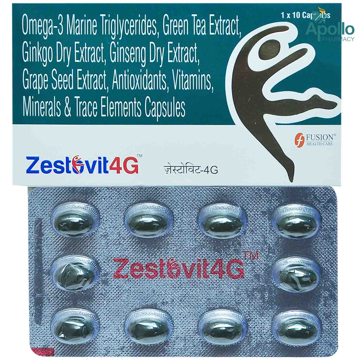 ZESTOVIT 4G SOFTGEL CAPSULE 10'S Price, Uses, Side Effects, Composition ...