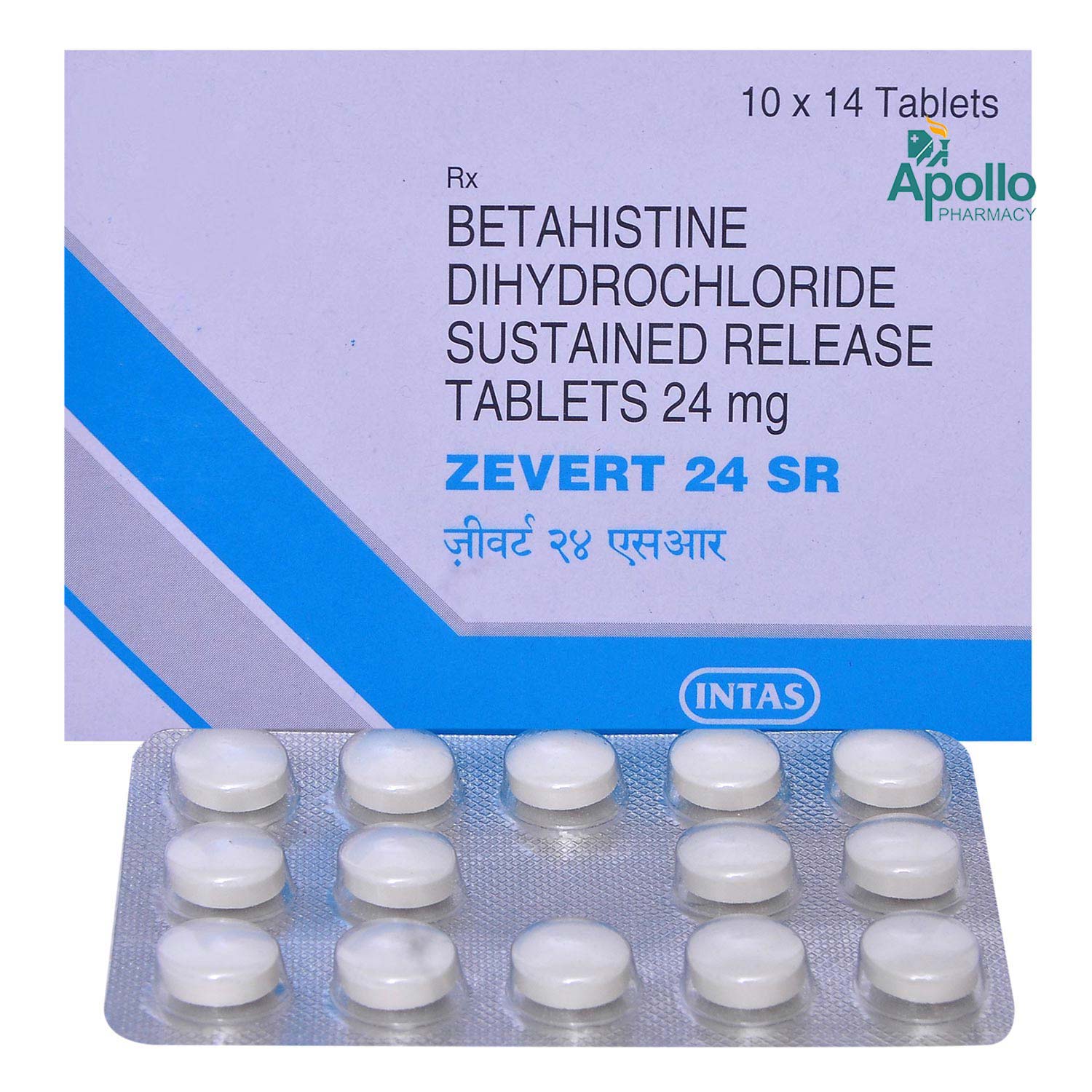 ZEVERT SR 24MG TABLET Price, Uses, Side Effects, Composition - Apollo ...