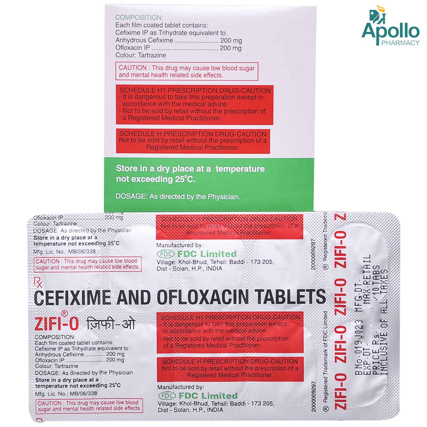 ZIFIO TABLET Price, Uses, Side Effects, Composition - Apollo Pharmacy