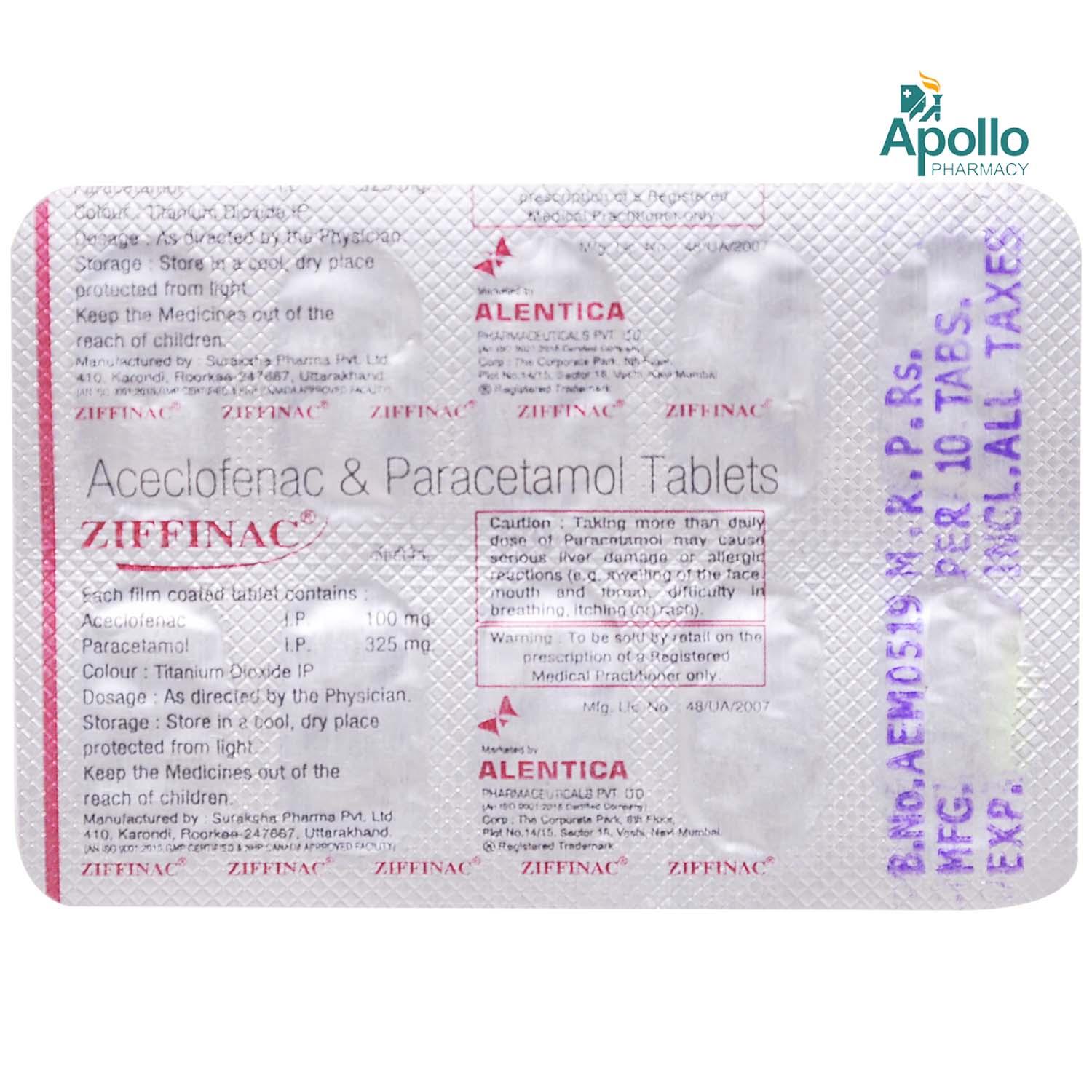 Ziffinac Tablet 10's Price, Uses, Side Effects, Composition - Apollo ...