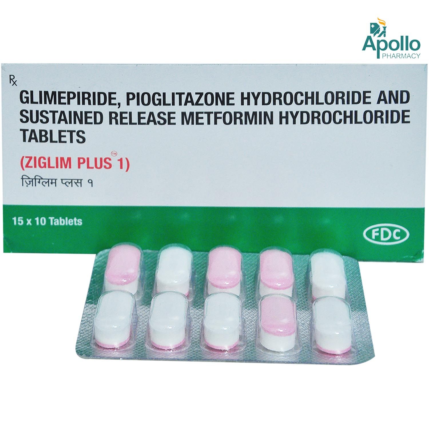 ZIGLIM PLUS 1MG TABLET Price, Uses, Side Effects, Composition - Apollo ...