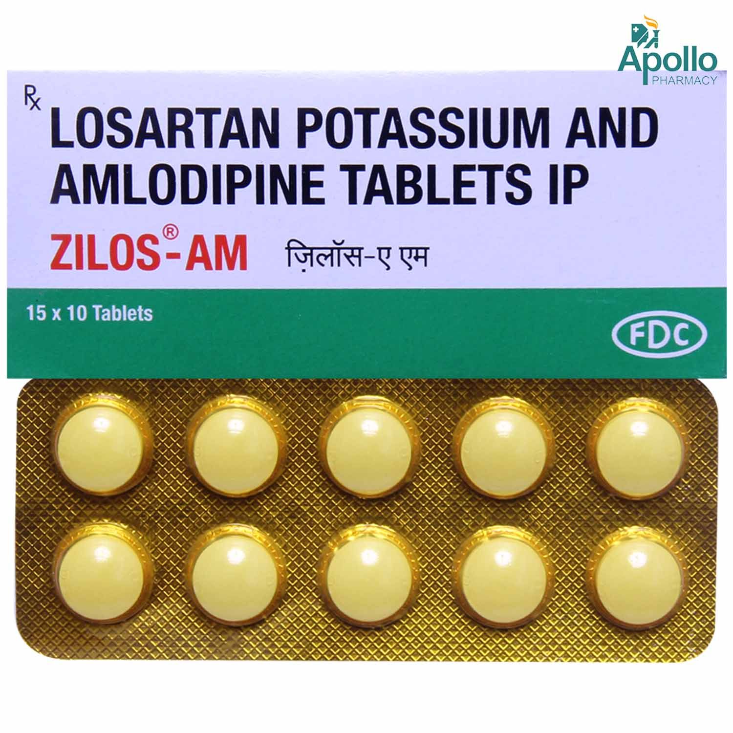 ZILOS AM TABLET Price, Uses, Side Effects, Composition - Apollo Pharmacy