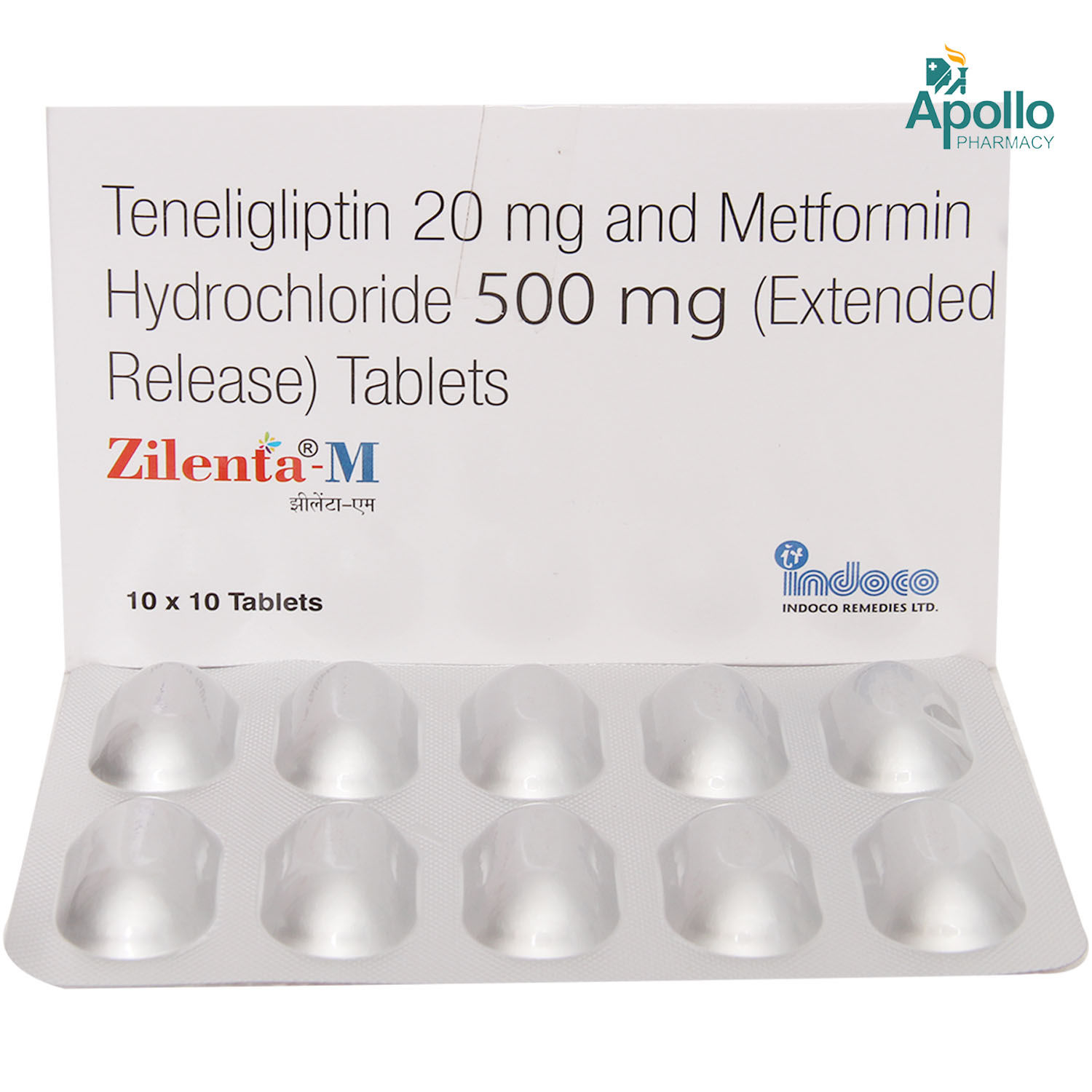 ZILENTA M TABLET 10'S Price, Uses, Side Effects, Composition - Apollo ...