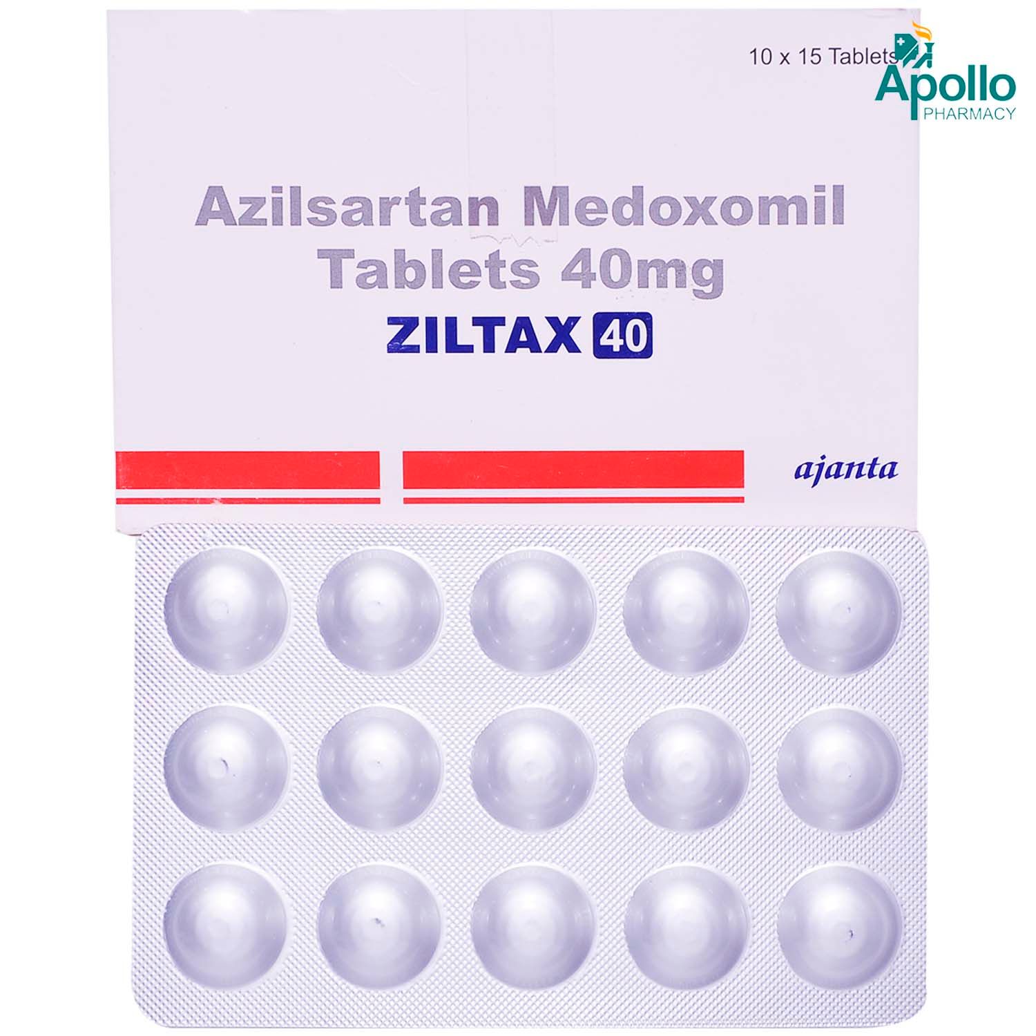 ZILTAX 40MG TABLET 15'S Price, Uses, Side Effects, Composition - Apollo ...