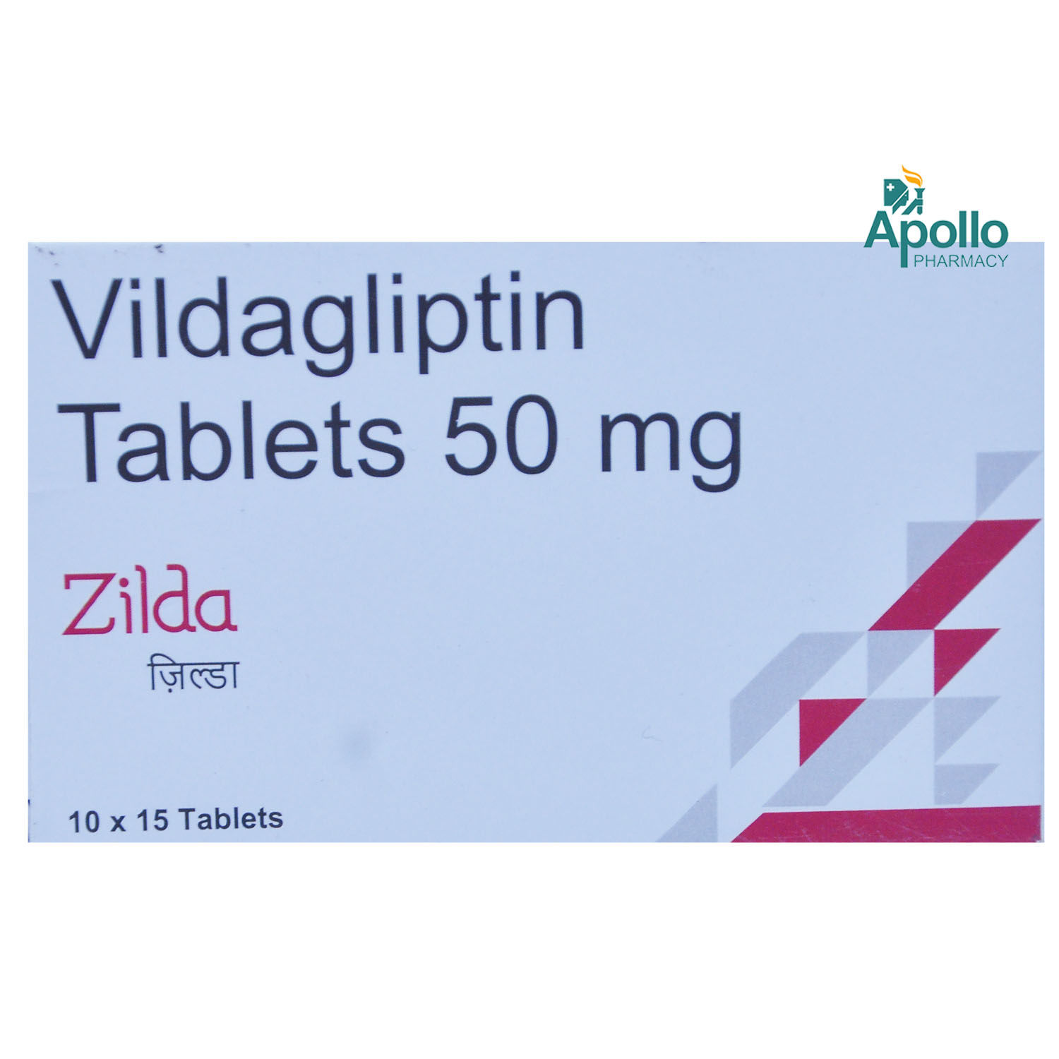 Zilda 50 Tablet 15's Price, Uses, Side Effects, Composition - Apollo ...