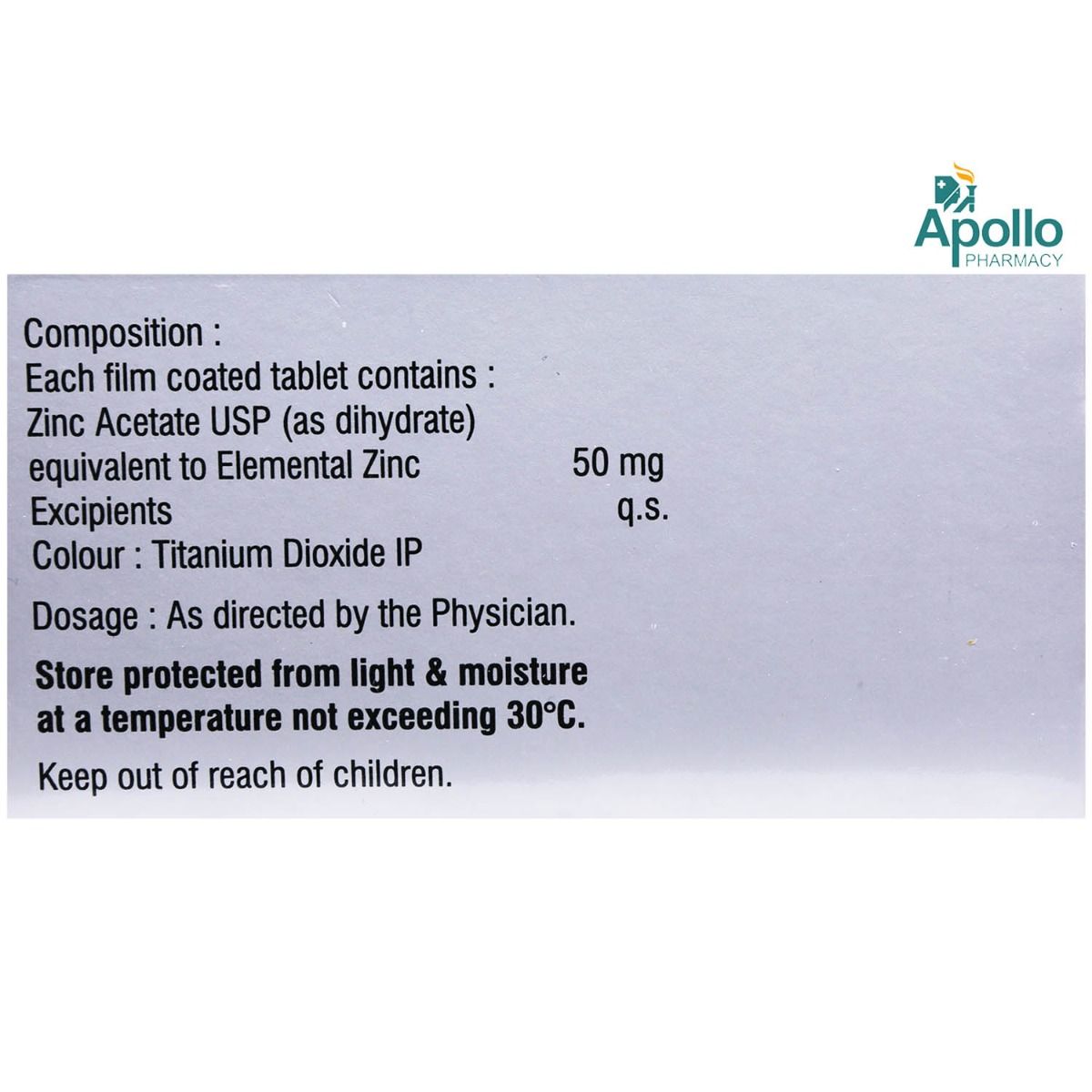 Zinconia-50 Tablet 10's Price, Uses, Side Effects, Composition - Apollo ...