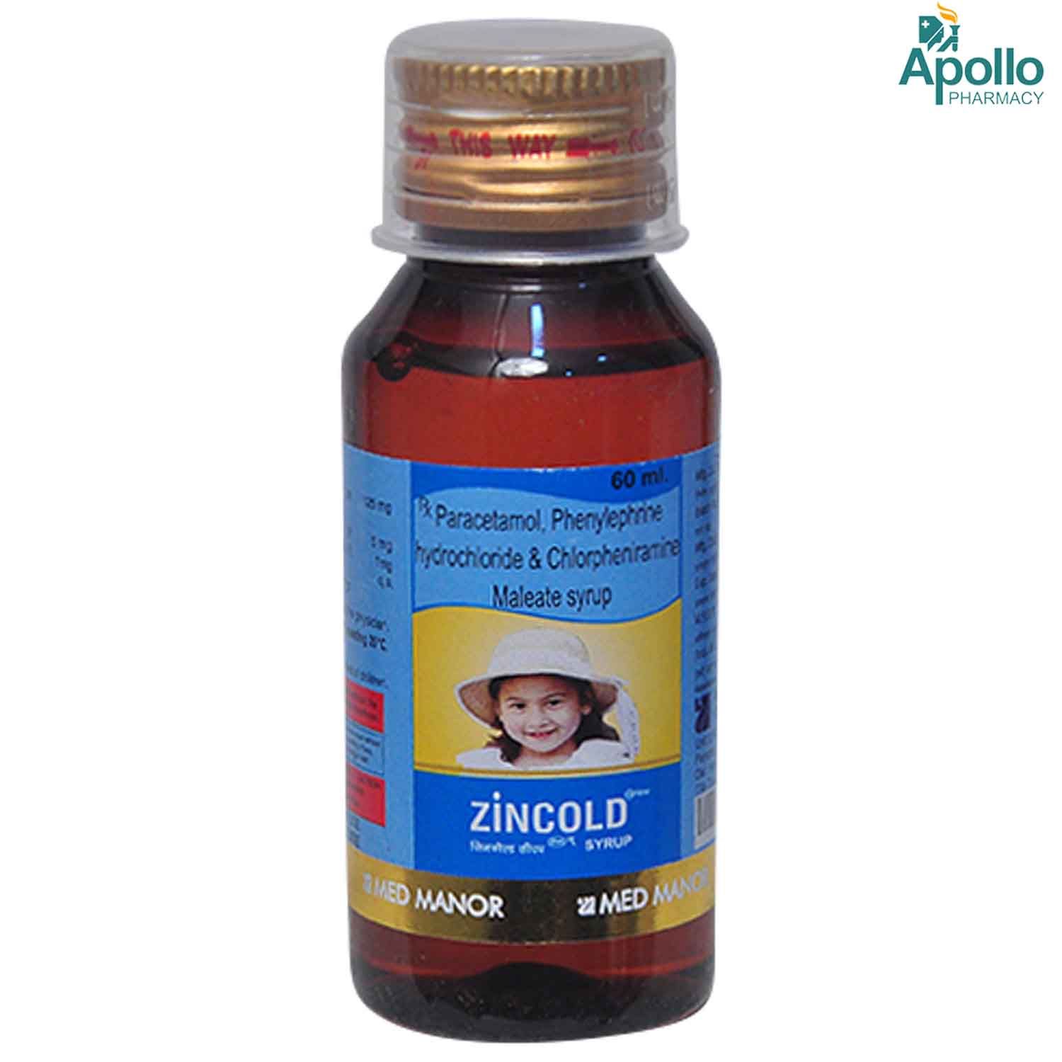 Zincold Syrup 60 ml Price, Uses, Side Effects, Composition - Apollo ...