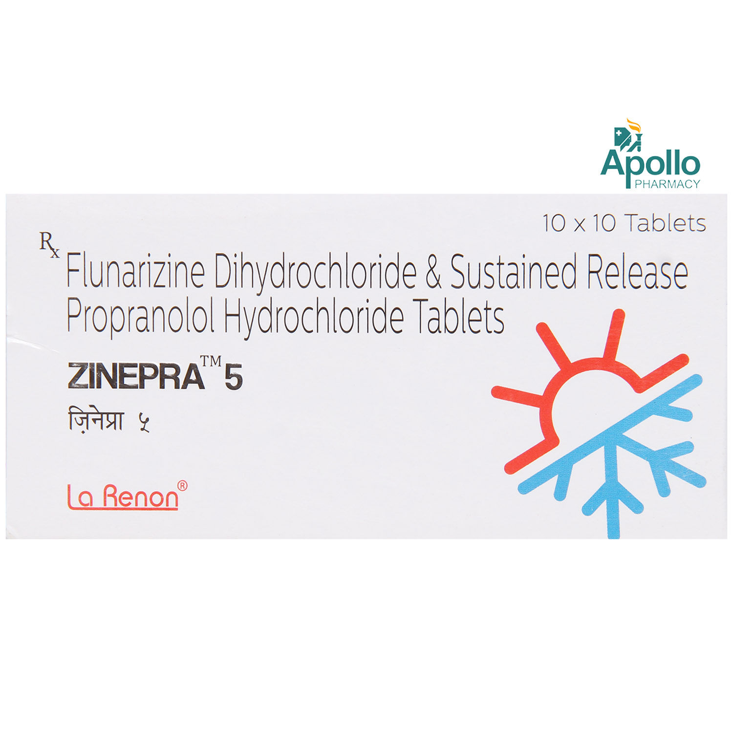 Zinepra 5 Tablet 10's Price, Uses, Side Effects, Composition - Apollo ...