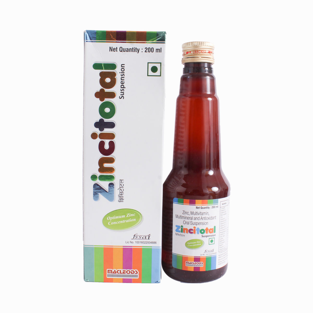 Zincitotal Suspension 200ml Price, Uses, Side Effects, Composition ...