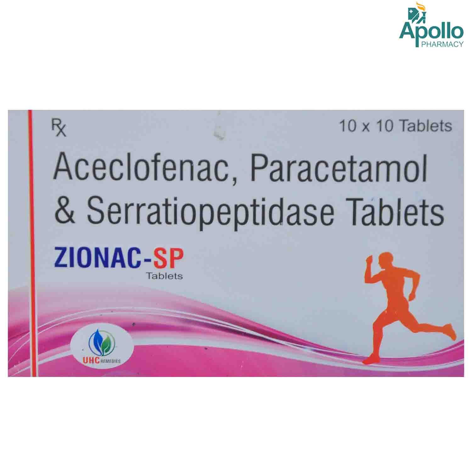 Zionac-Sp Tablet 10s Price, Uses, Side Effects, Composition - Apollo ...