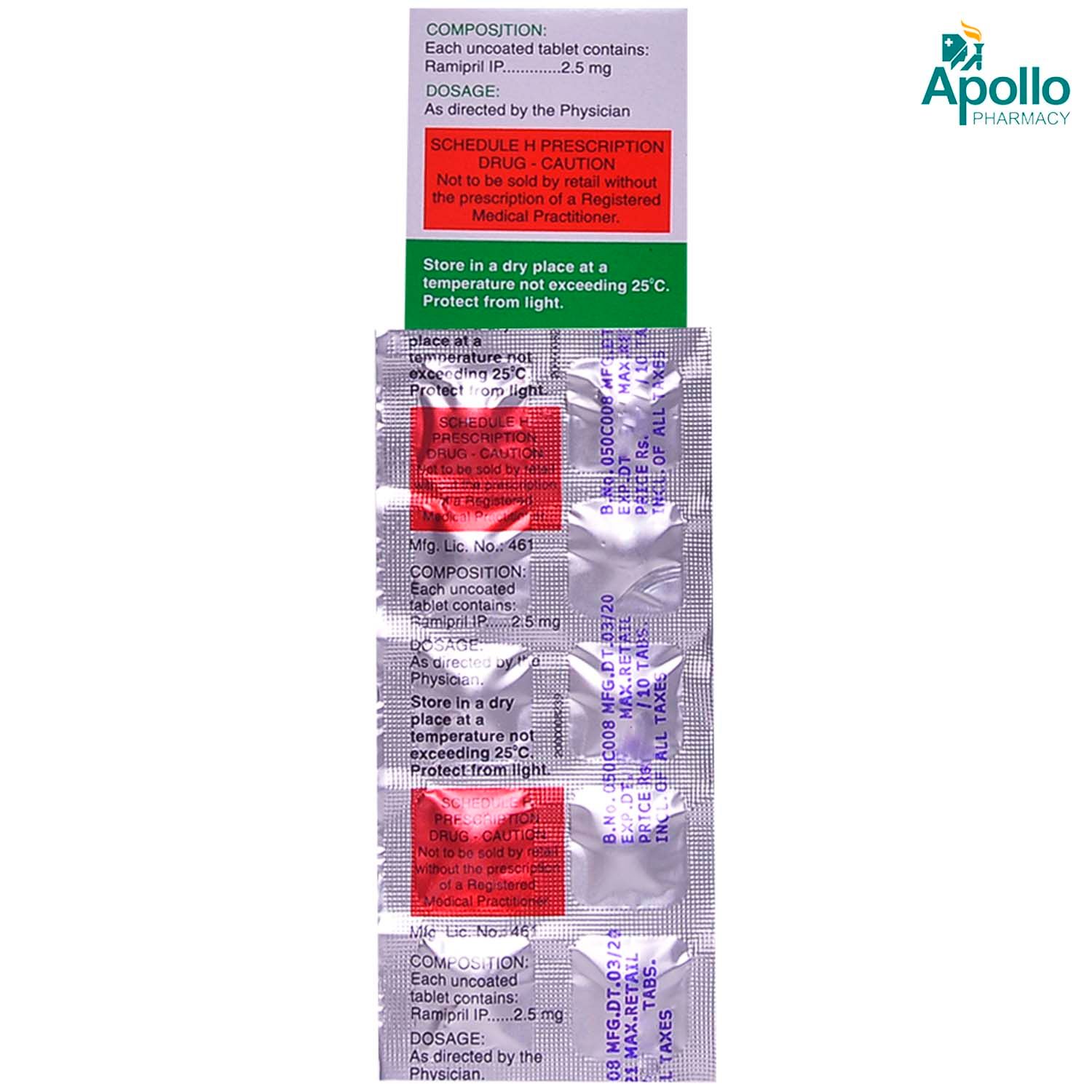 ZIRAM 2.5MG TABLET Price, Uses, Side Effects, Composition - Apollo Pharmacy