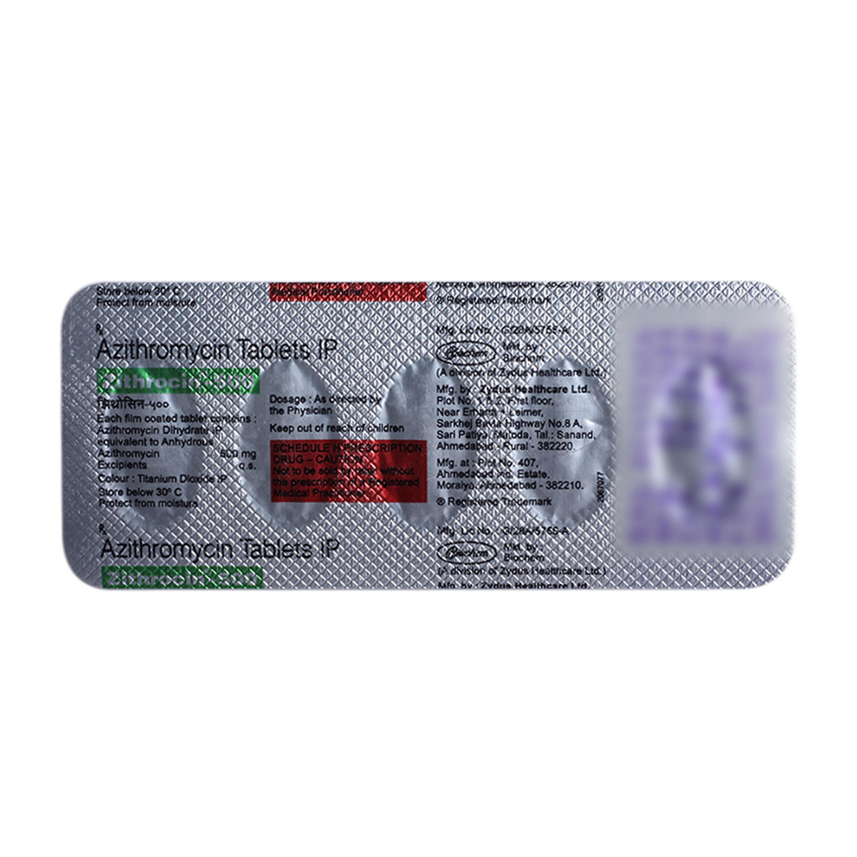 Zithrocin-500 Tablet 5's Price, Uses, Side Effects, Composition ...