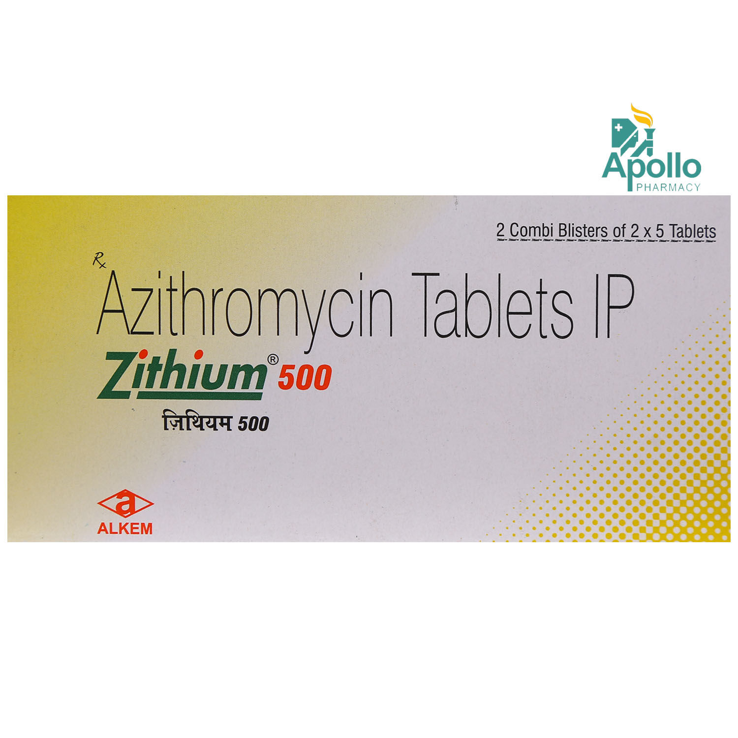 Zithium 500 Tablet 5's Price, Uses, Side Effects, Composition - Apollo ...