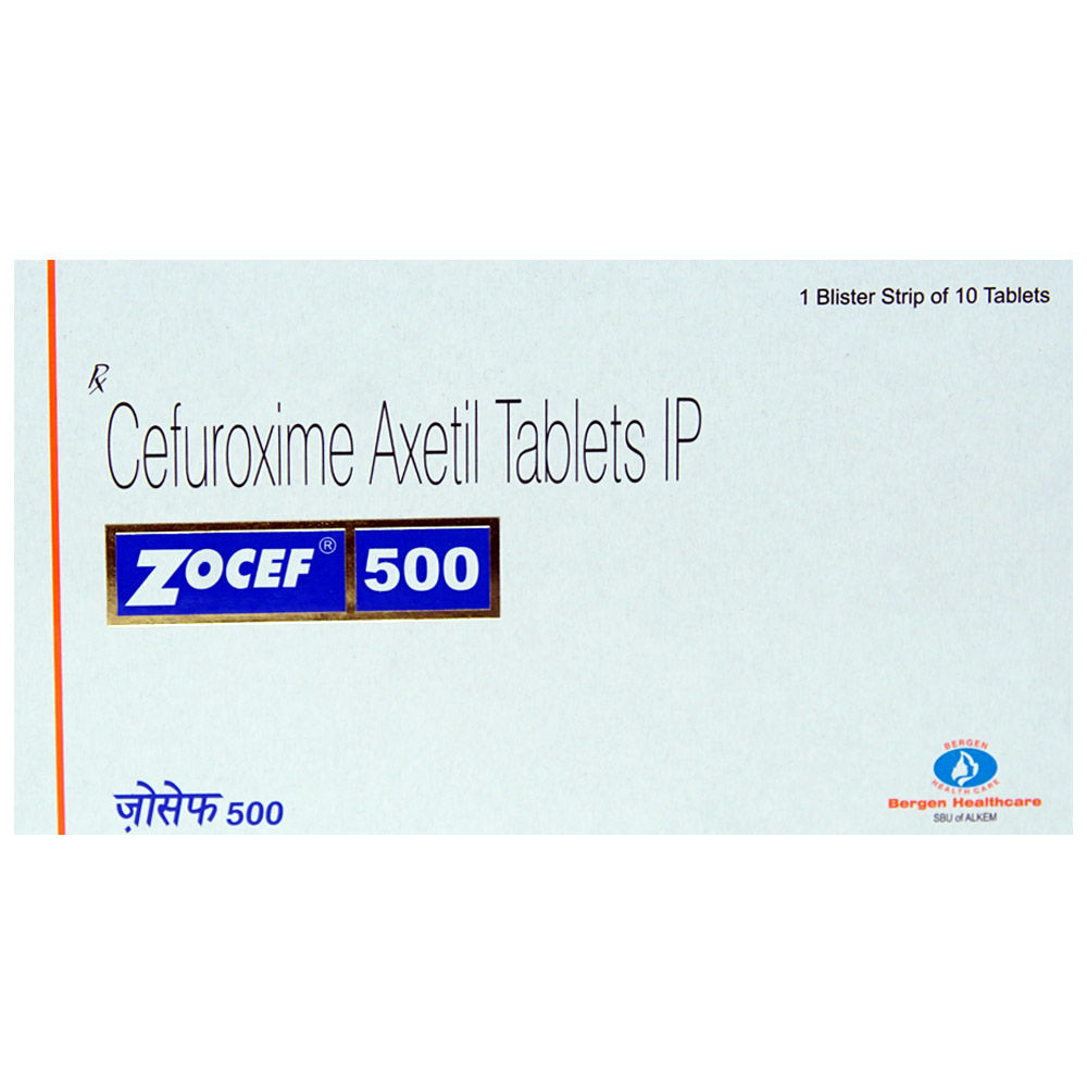 Zocef 500 Tablet 10's Price, Uses, Side Effects, Composition - Apollo ...