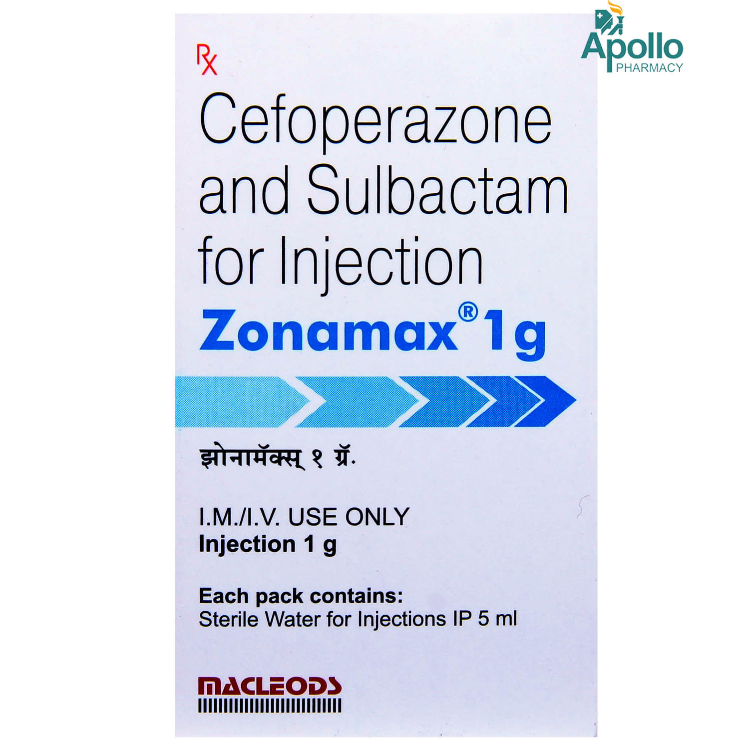 ZONAMAX INJECTION 1GM Price, Uses, Side Effects, Composition - Apollo ...