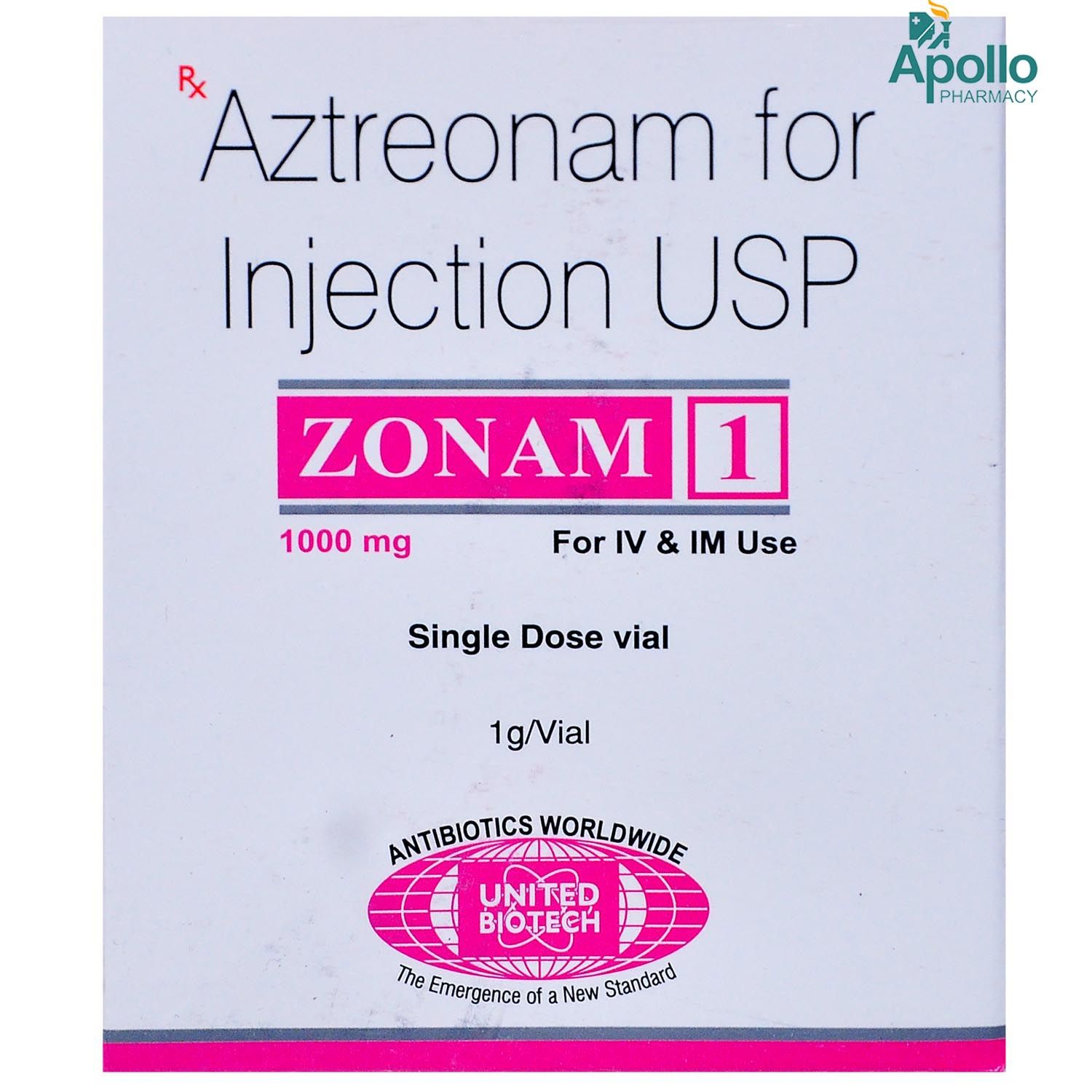 ZONAM INJECTION 1GM Price, Uses, Side Effects, Composition - Apollo ...