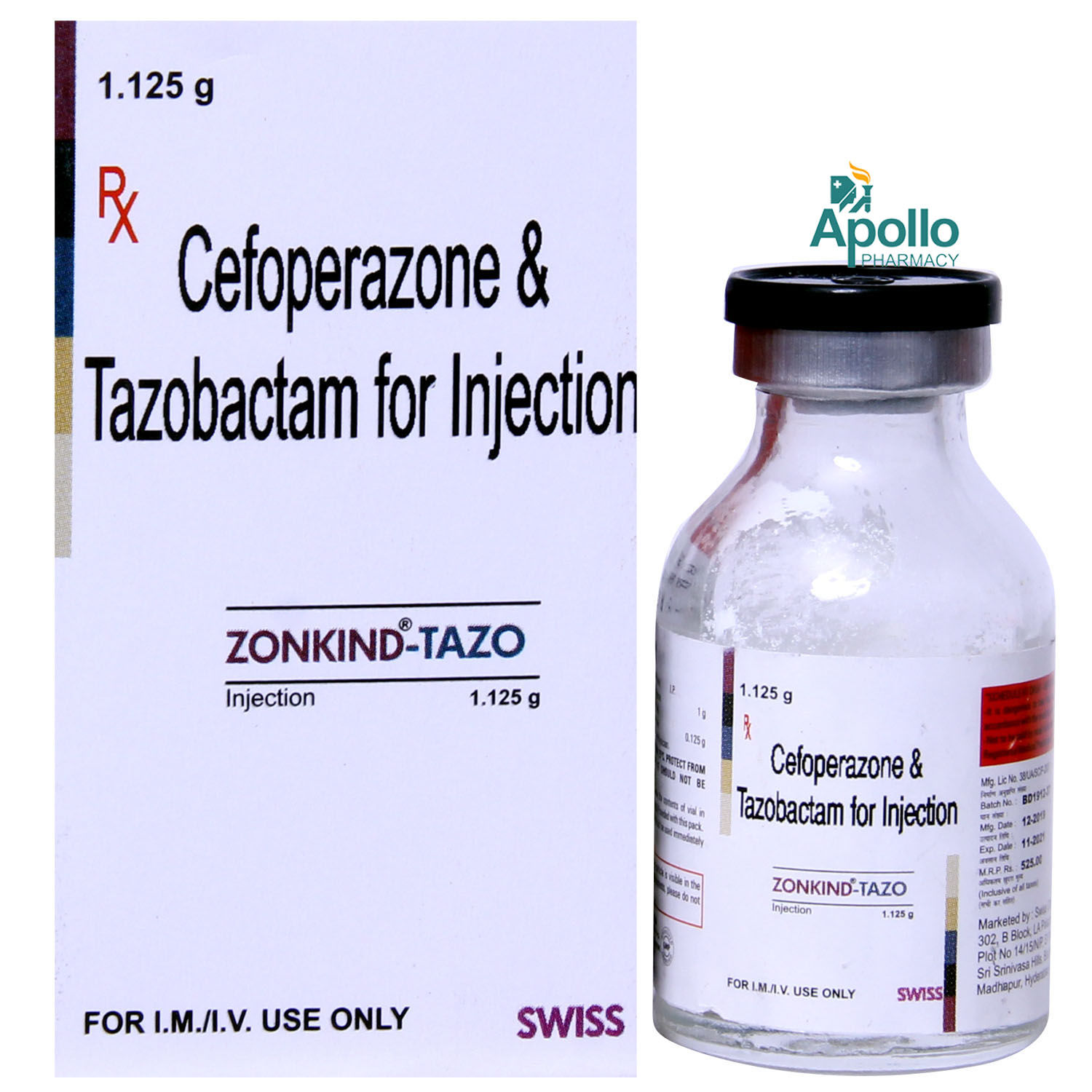 Zonkind-Tazo 1.125gm Injection Price, Uses, Side Effects, Composition ...