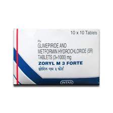 Zoryl M 3 Forte Tablet 10's Price, Uses, Side Effects, Composition - Apollo Pharmacy
