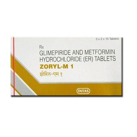 Zoryl M 1 Tablet 15's Price, Uses, Side Effects, Composition - Apollo Pharmacy