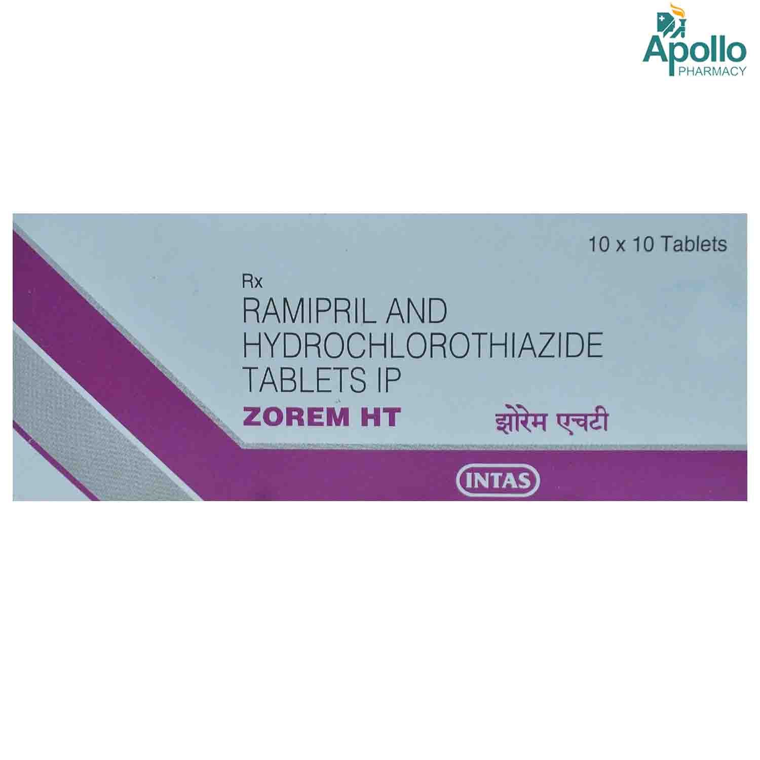 Zorem HT Tablet 10's Price, Uses, Side Effects, Composition - Apollo ...