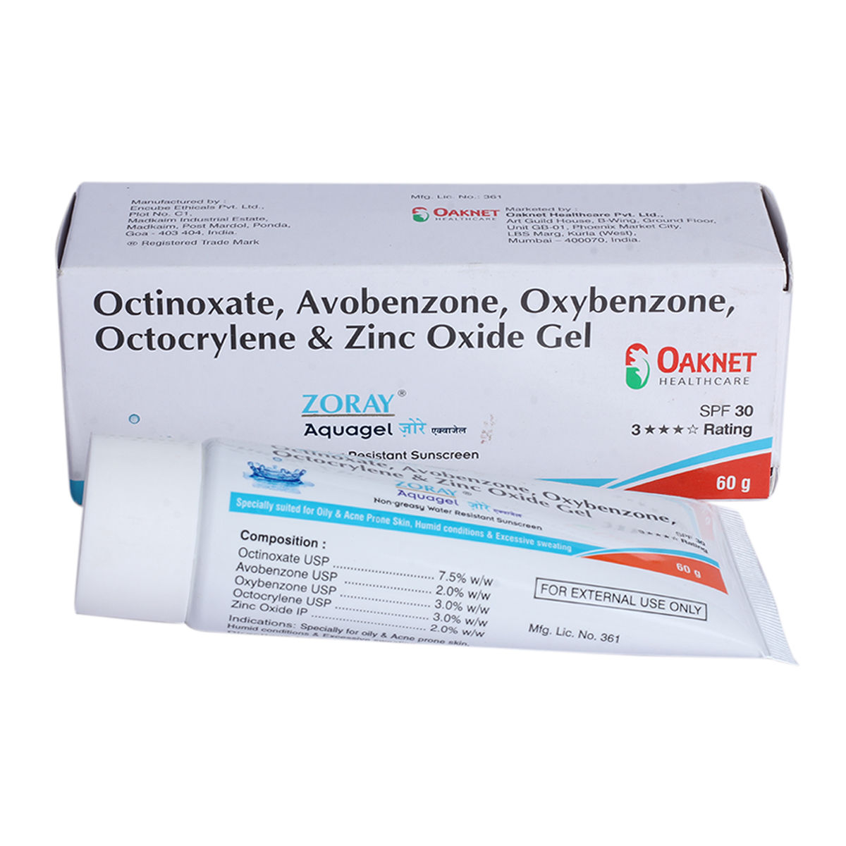 Zoray Aqua Gel 60gm Price, Uses, Side Effects, Composition - Apollo ...