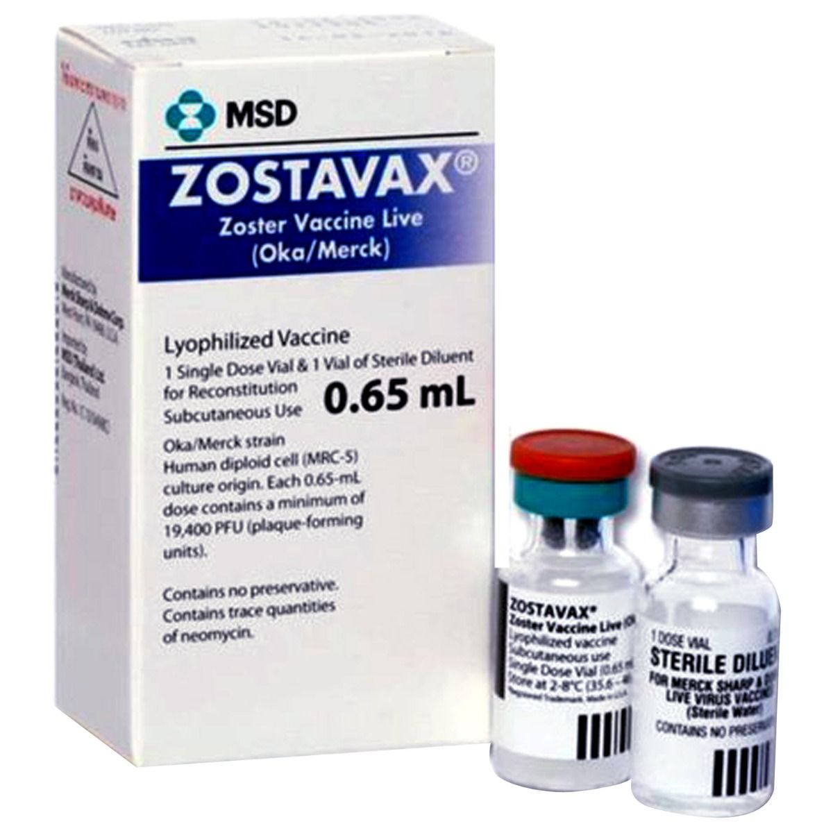 Zostavax Vaccine 0.65 ml Price, Uses, Side Effects, Composition ...