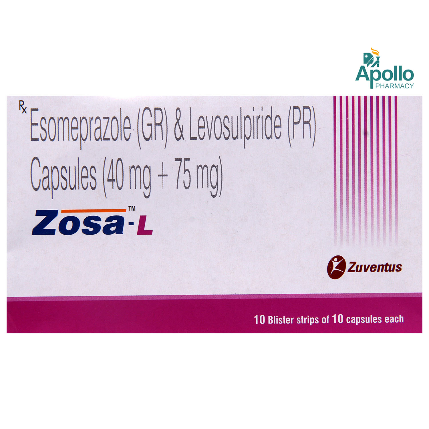 Zosa L Capsule 10's Price, Uses, Side Effects, Composition - Apollo ...