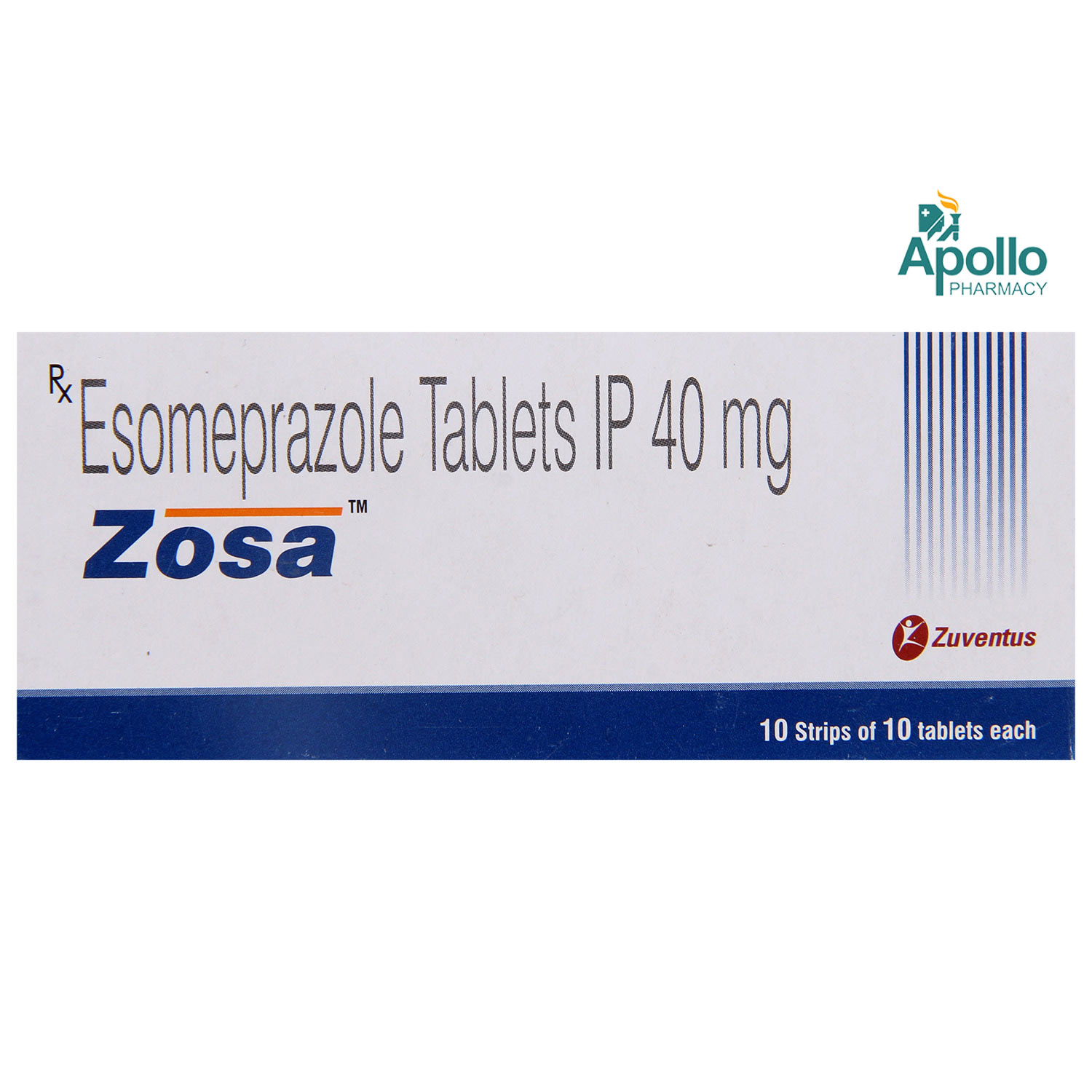 Zosa 40 Tablet 10's Price, Uses, Side Effects, Composition - Apollo ...