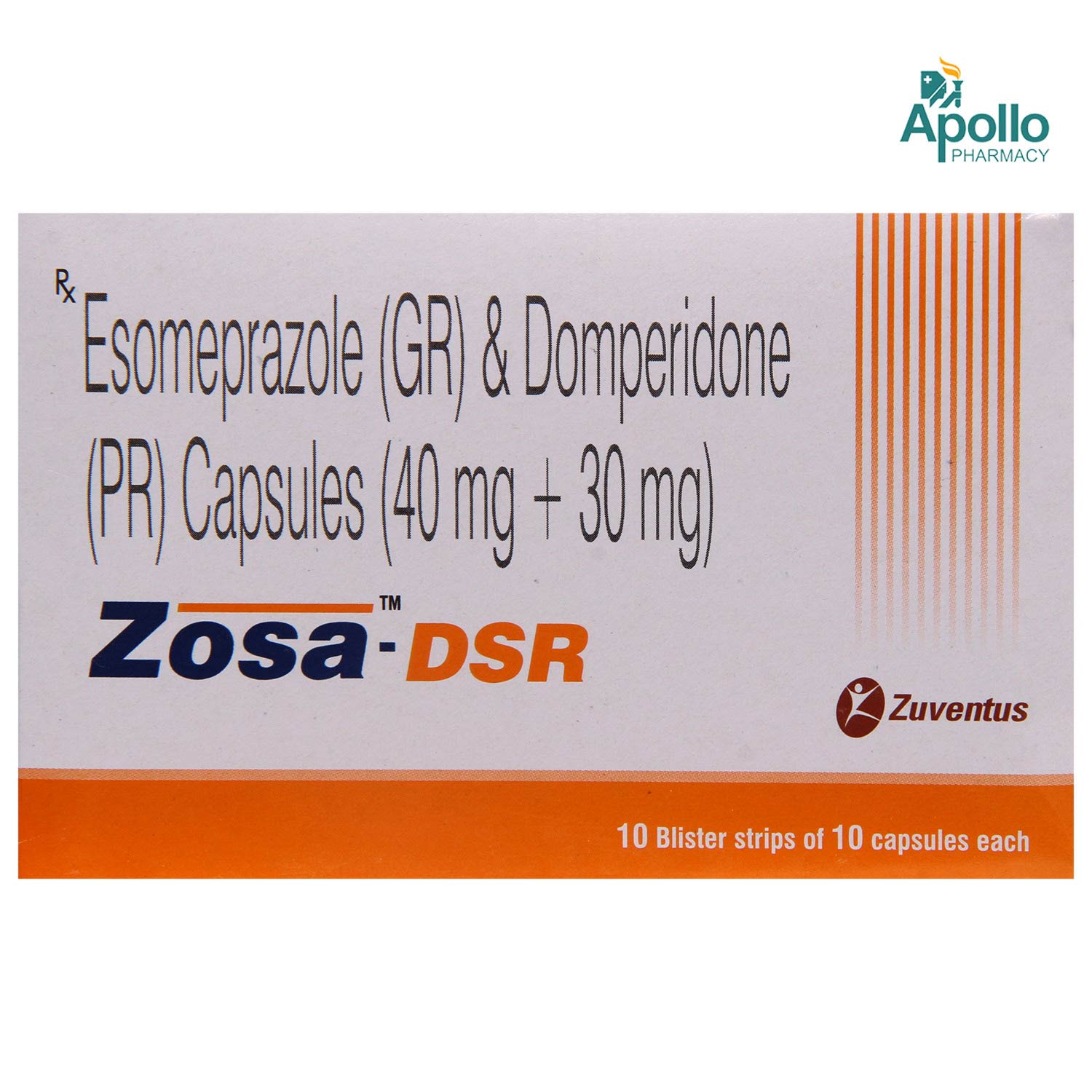 Zosa-DSR Capsule 10's Price, Uses, Side Effects, Composition - Apollo ...
