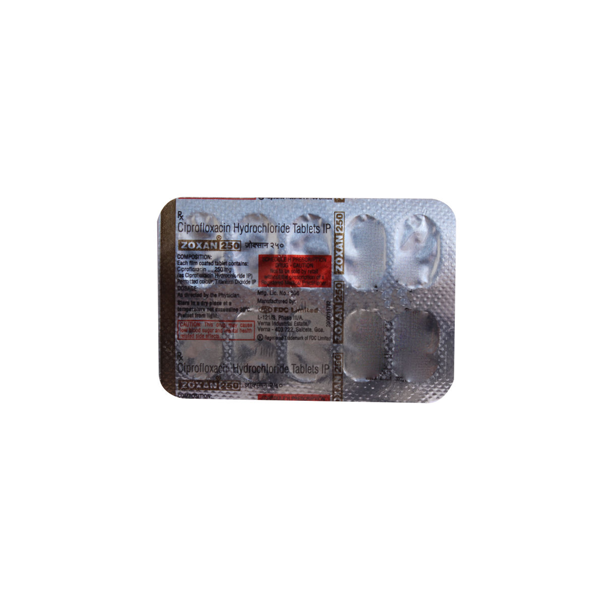 Zoxan 250 mg Tablet 10's Price, Uses, Side Effects, Composition ...