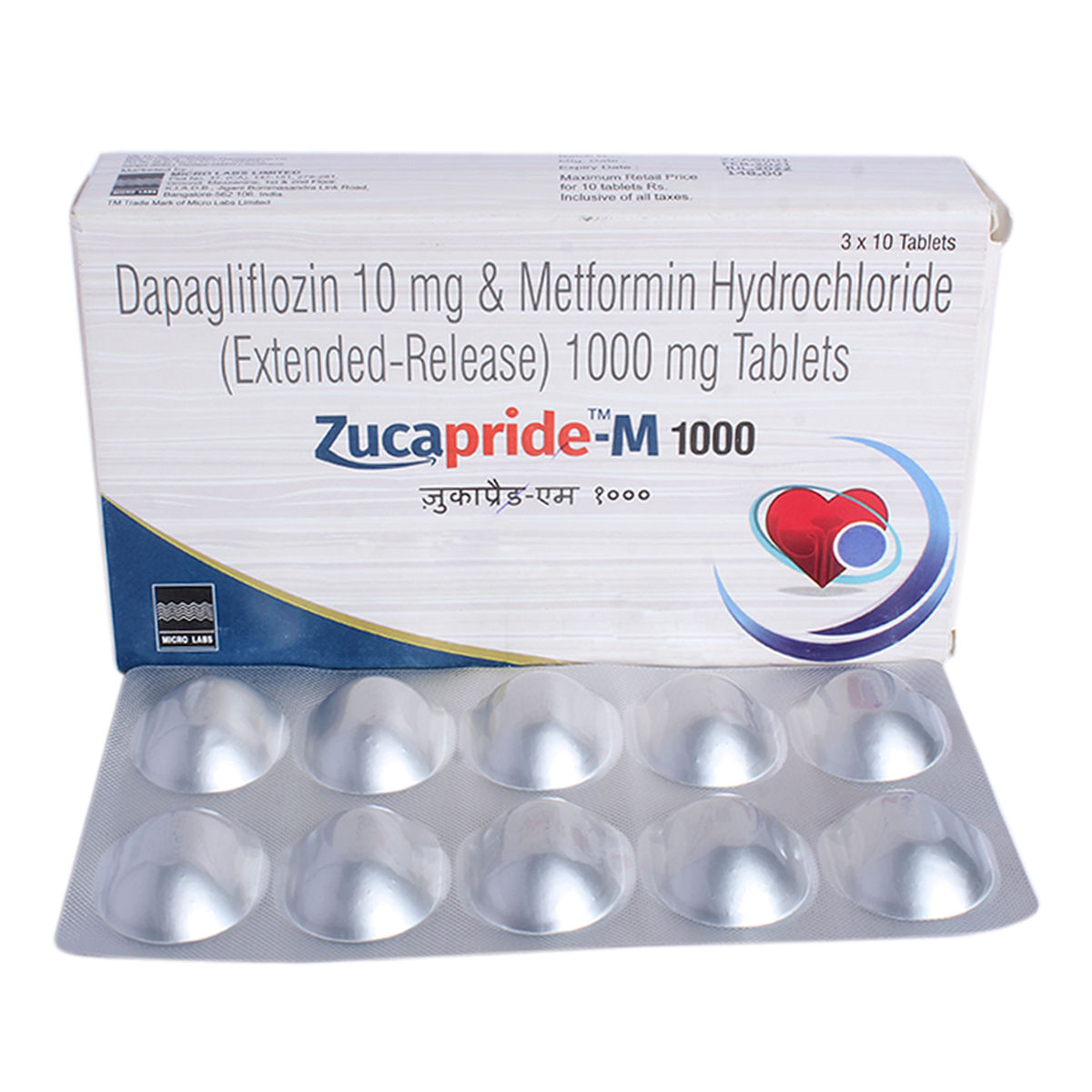 Zucapride-M 1000 Tablet 10's Price, Uses, Side Effects, Composition ...