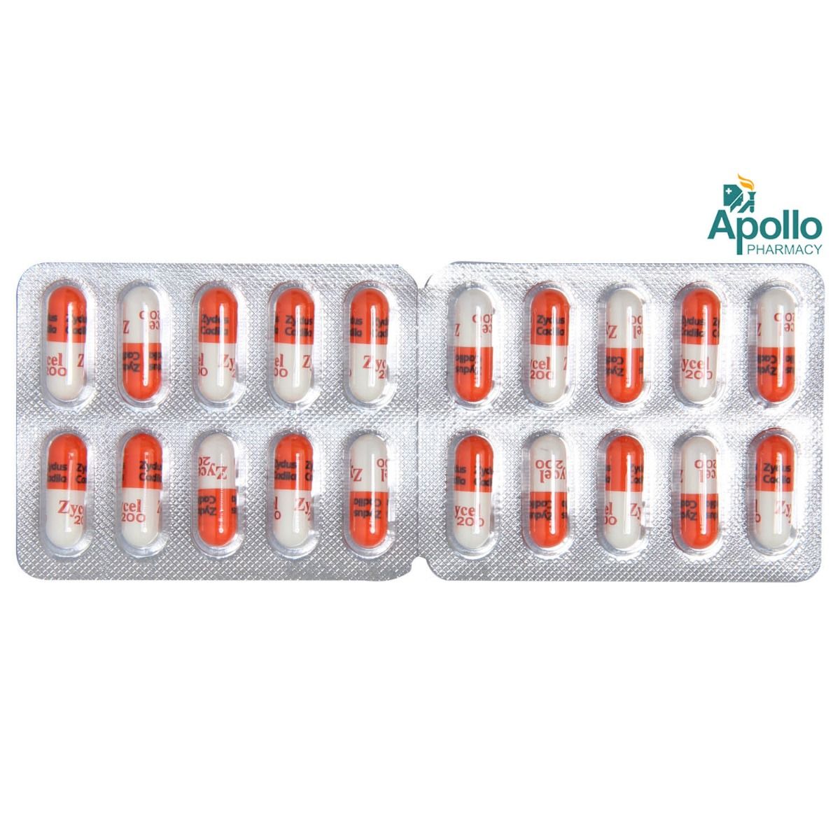 Zycel 200 Capsule 10's Price, Uses, Side Effects, Composition - Apollo ...