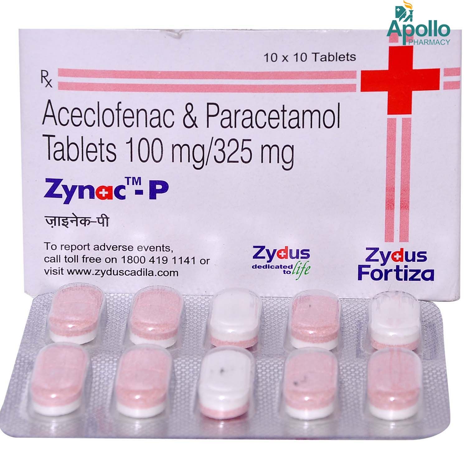 Zynac-P Tablet 10's Price, Uses, Side Effects, Composition - Apollo ...