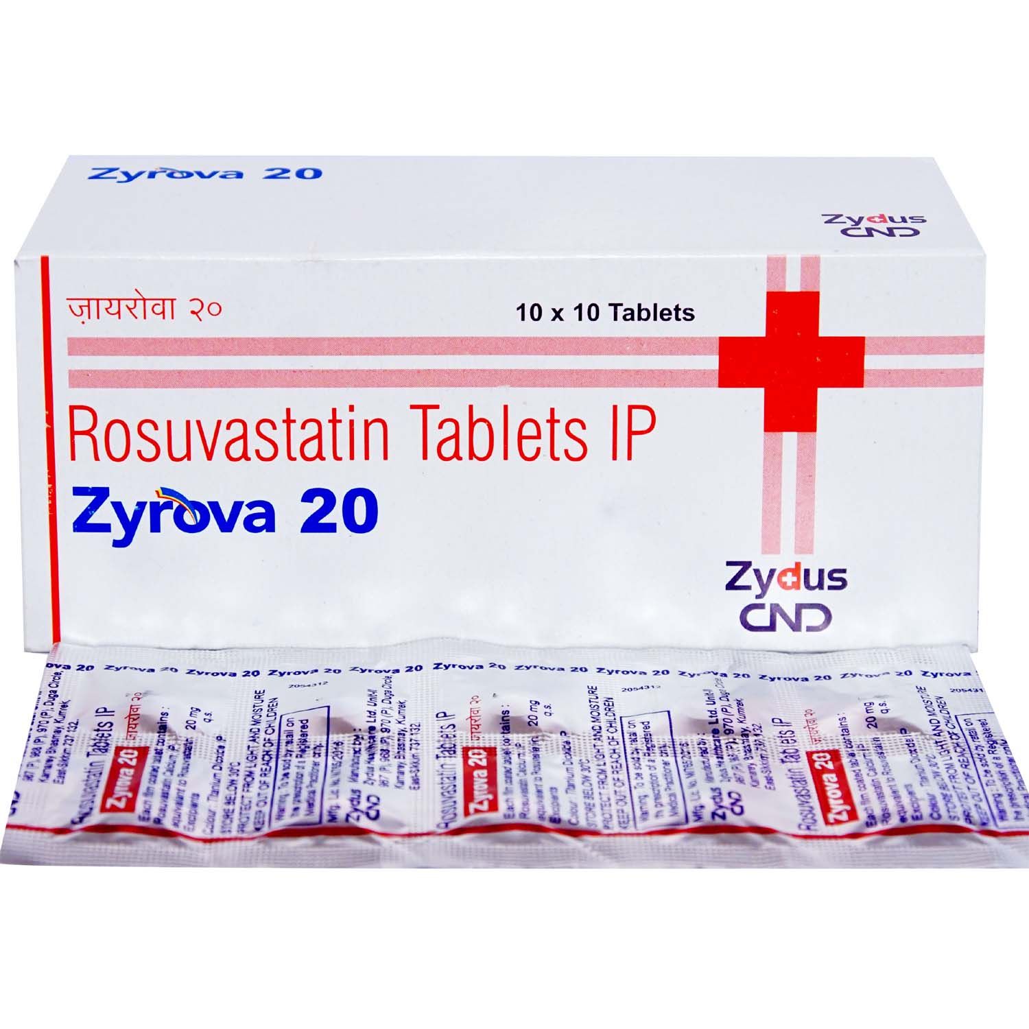 Zyrova 20 Tablet 10's Price, Uses, Side Effects, Composition - Apollo ...