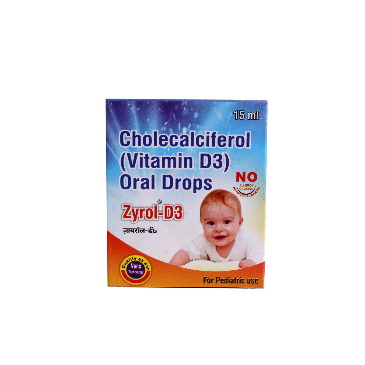 Zyrol-D3 800IU Oral Drop 15 ml Price, Uses, Side Effects, Composition ...